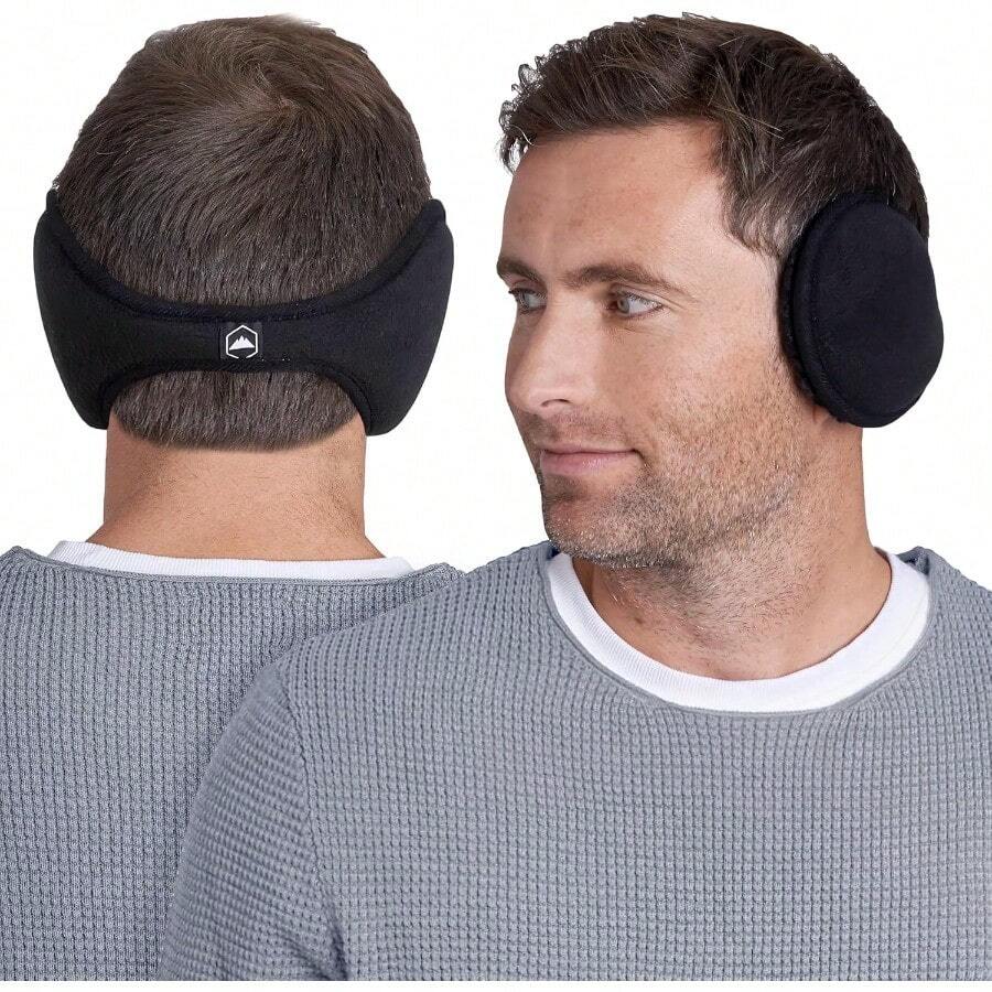VSAREFV Tough Headwear Warm Winter Ear Muffs For Men Women, Earmuffs ...