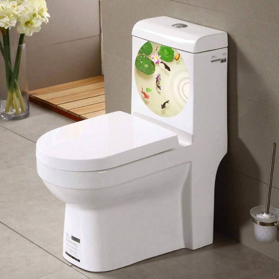3D Toilet Stickers Decals, Waterproof And Removable Toilet Lid Decals ...