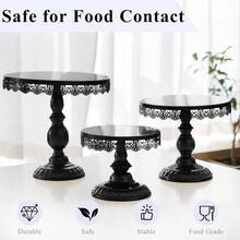 Set Of 9 Cake Stands Metal Cupcake Stand Set Multiple Styles Candy ...