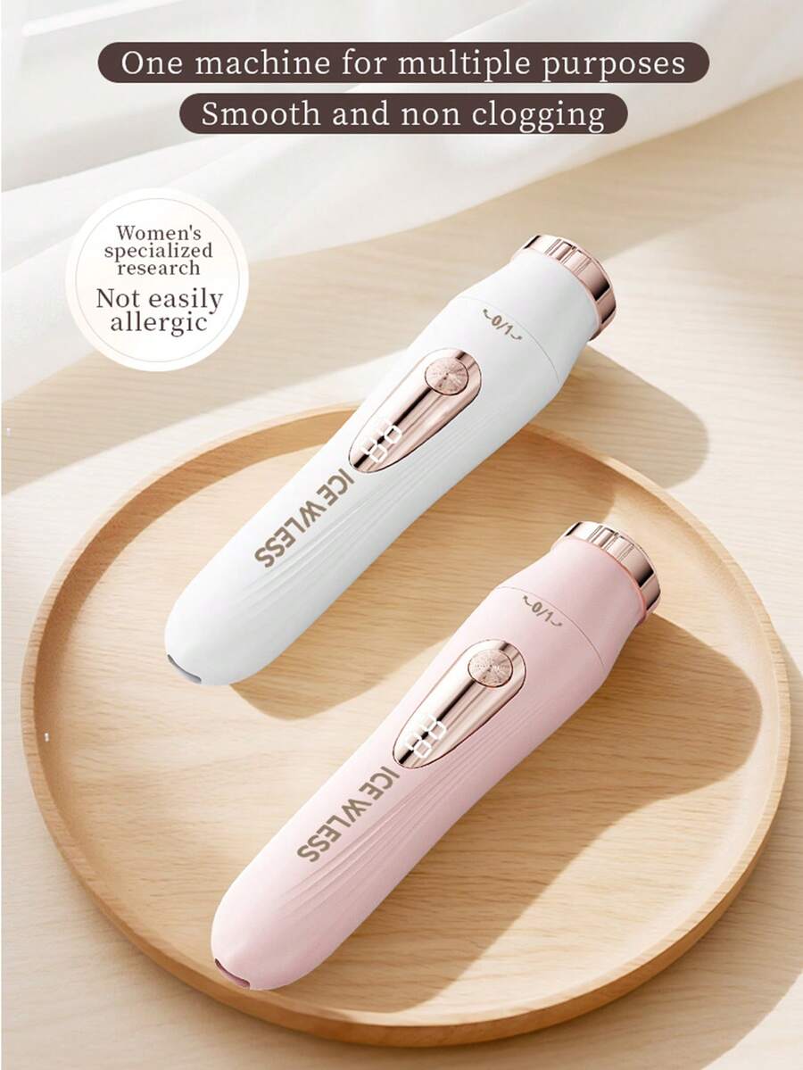 GENAI 3-In-1 Women's Electric Shaver With Facial, Body & Nose Trimmer ...