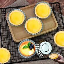 32-Pack 2.75 Inch Mini Tart Pans, Aluminum Baking Molds For Egg Tarts ...