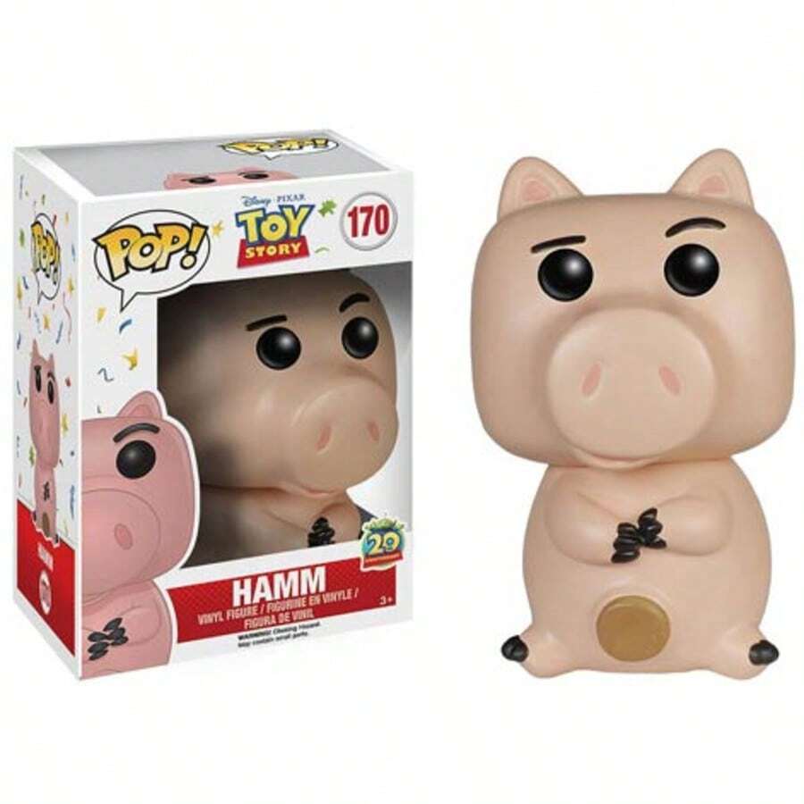 Funko Pop! Disney-Pixar: Toy Story 20th Anniversary - Hamm Vinyl Figure ...