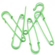 10pcs/Pack Colorful Enameled Iron Safety Pins 64X15mm, Candy Color ...
