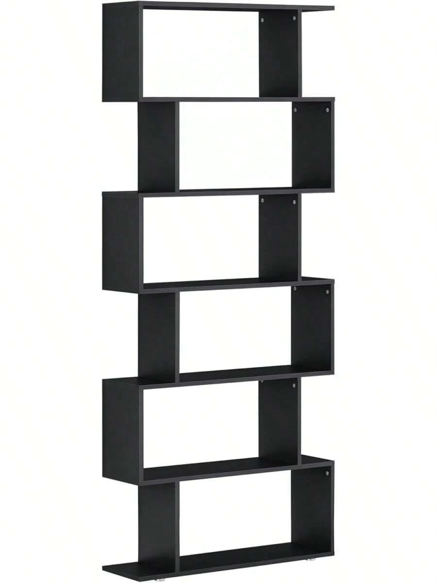 2026-NUEVO: Estantería de 6 estantes con forma de S de 80x24x191 cm ...
