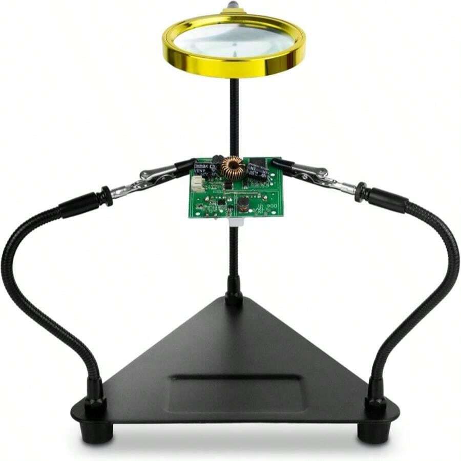 XYK Helping Hands Soldering Station With 3X Magnifying Glass With Light ...