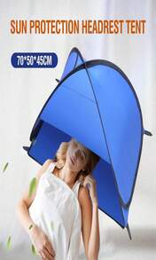 Beach Sun Shelters,Instant Sun Shade Canopy Head PopUp Canopy Automatic ...