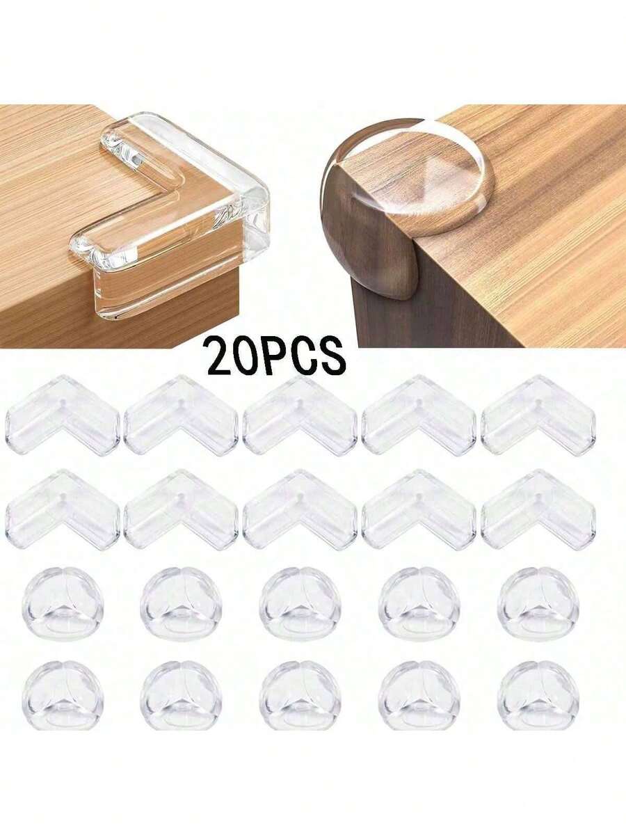 20/10/5pcs Baby Corner Guards, 2 Shapes Baby Corner Protectors And Edge ...