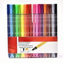 Kit With 18 Colors Of Fine Tip 0.4mm Colored Pens/School Supplies Back ...