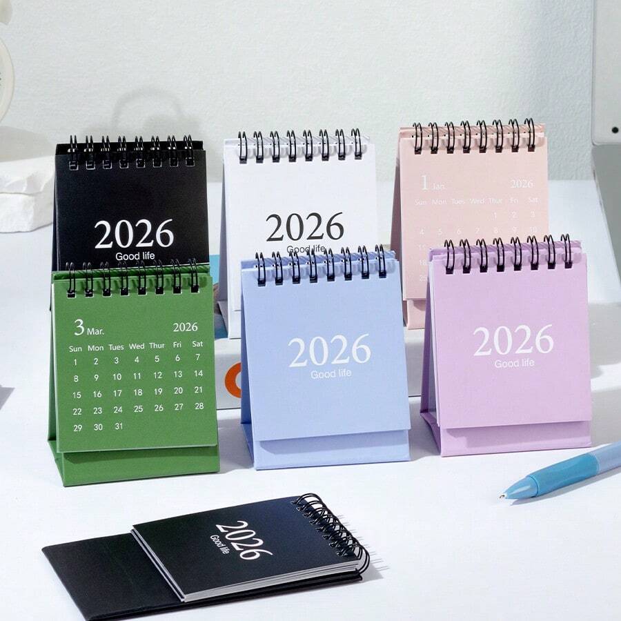1PC Mini Desk Calendars From Jan. 2026 - Jul. 2027 Pocket Calendar ...