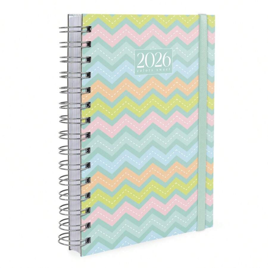 iscool Agenda 2026 Plus Capa Dura Colors Sweet Verde | SHEIN Brasil