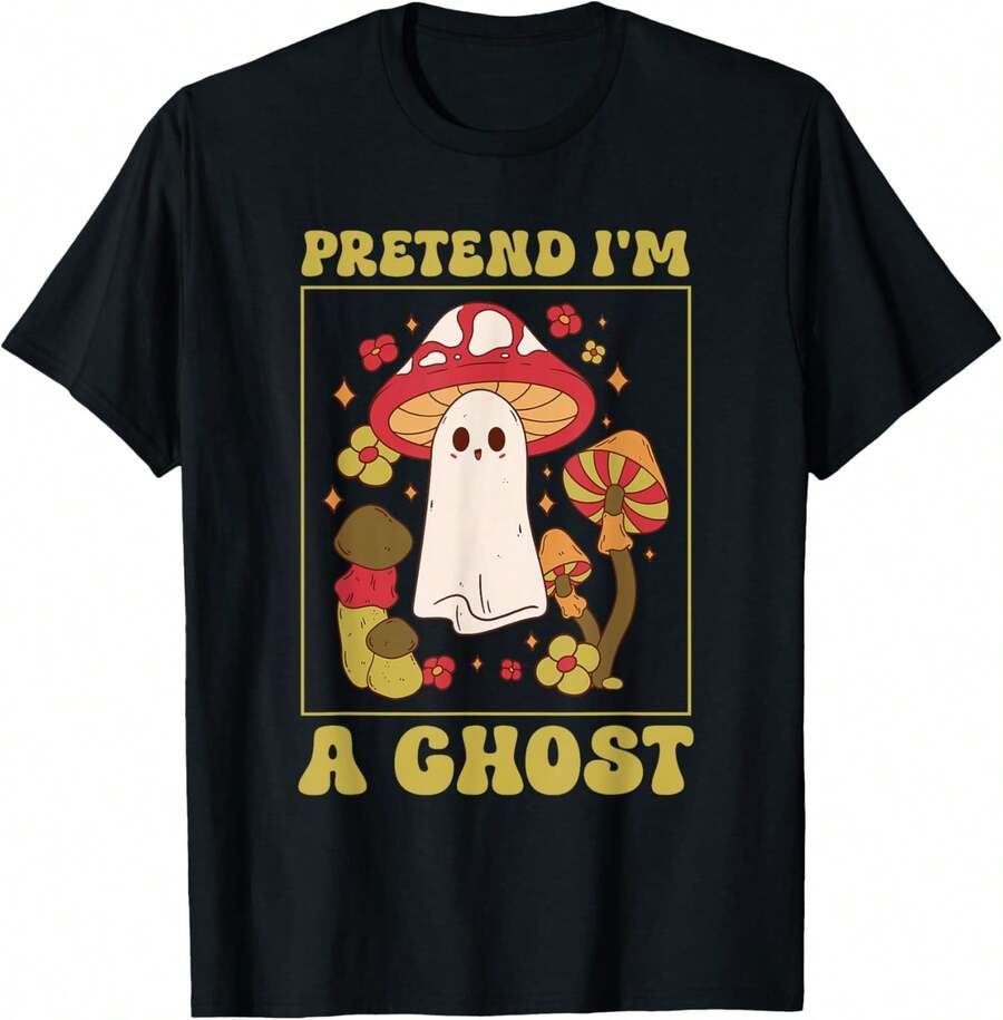 Boo Ghost Halloween Ghost Pretend I'm A Ghost Trick Or Treat T-Shirt ...