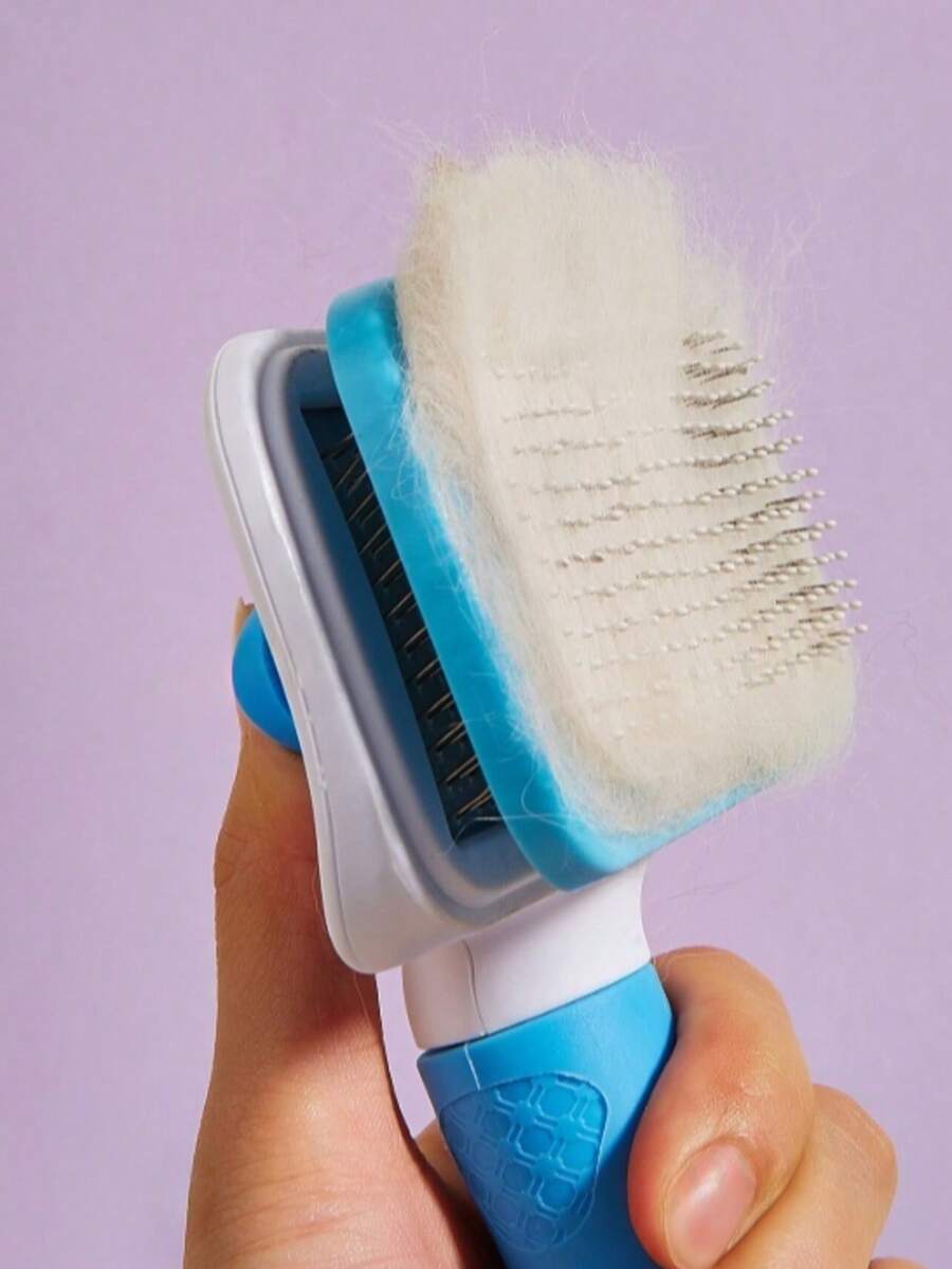Self-Cleaning Rake Brush, Dog Brush And Cat Brush, With Massage ...