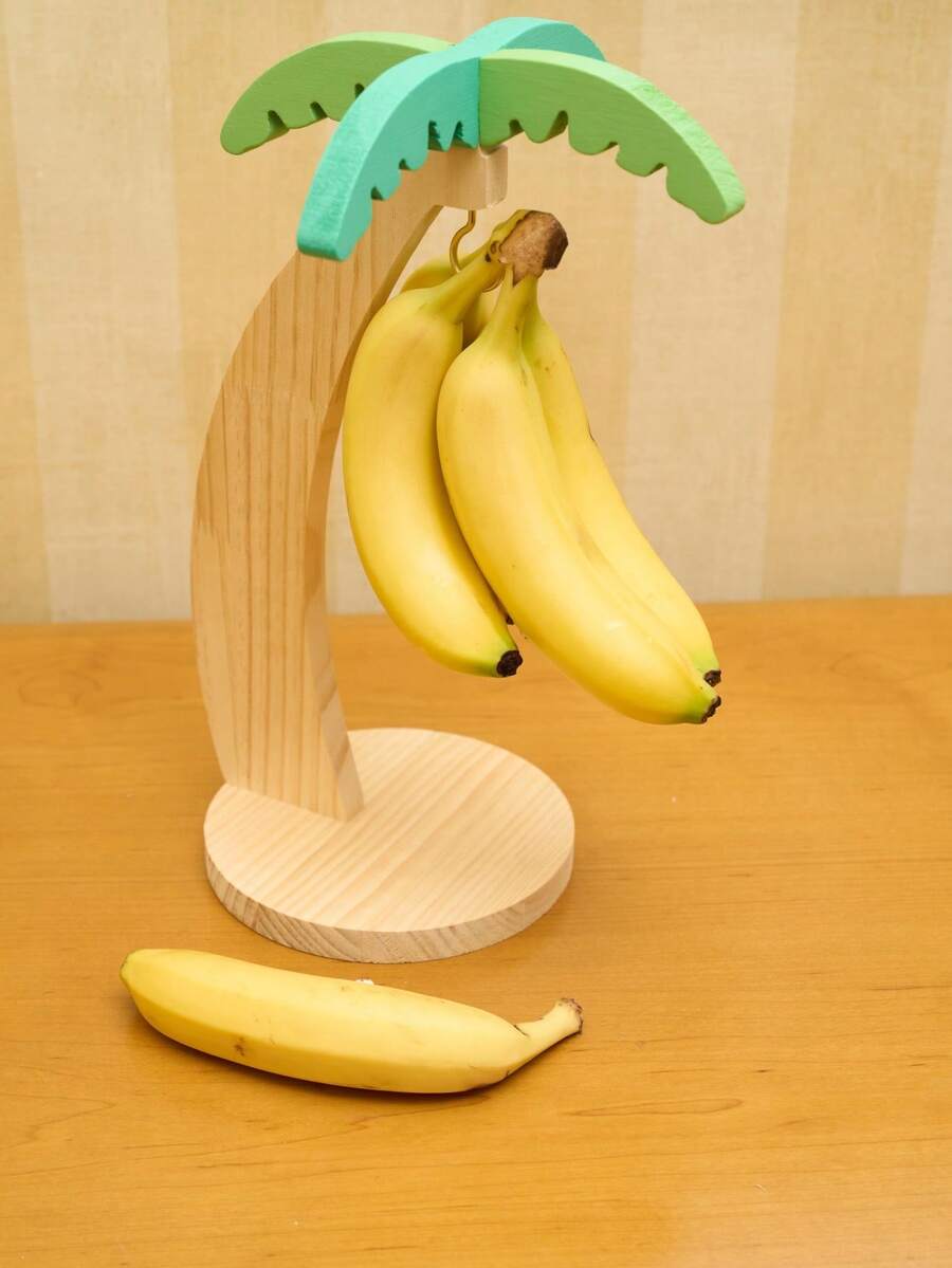 Joivida 1pc Wooden Banana Rack, Household Storage Rack, Living Room ...