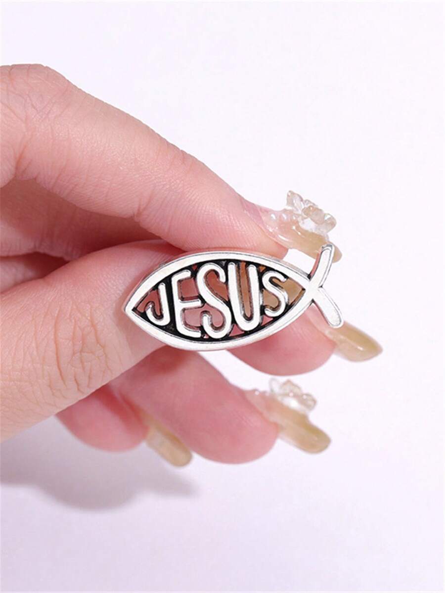 1pc Brooches Pins, JESUS Saint Christ Metal Badges Lapel Pins For ...