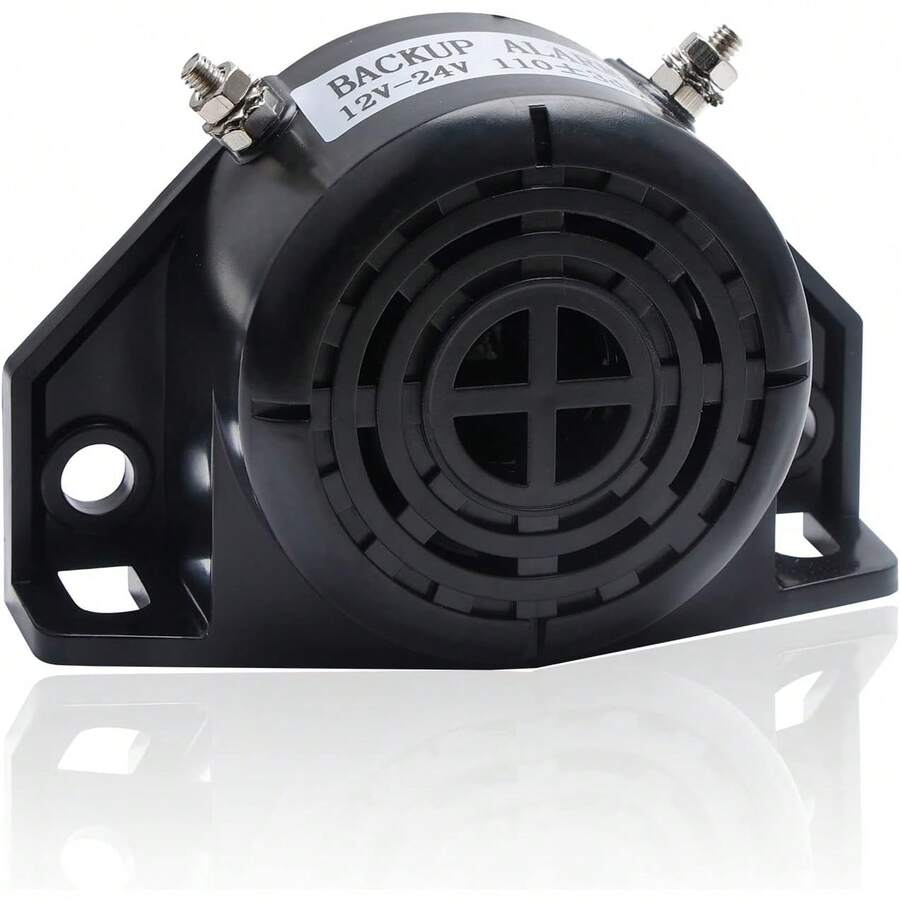 Backup Alarm 12V-24V 110±3DB,Waterproof Beeper Backup Alarm For Trucks ...