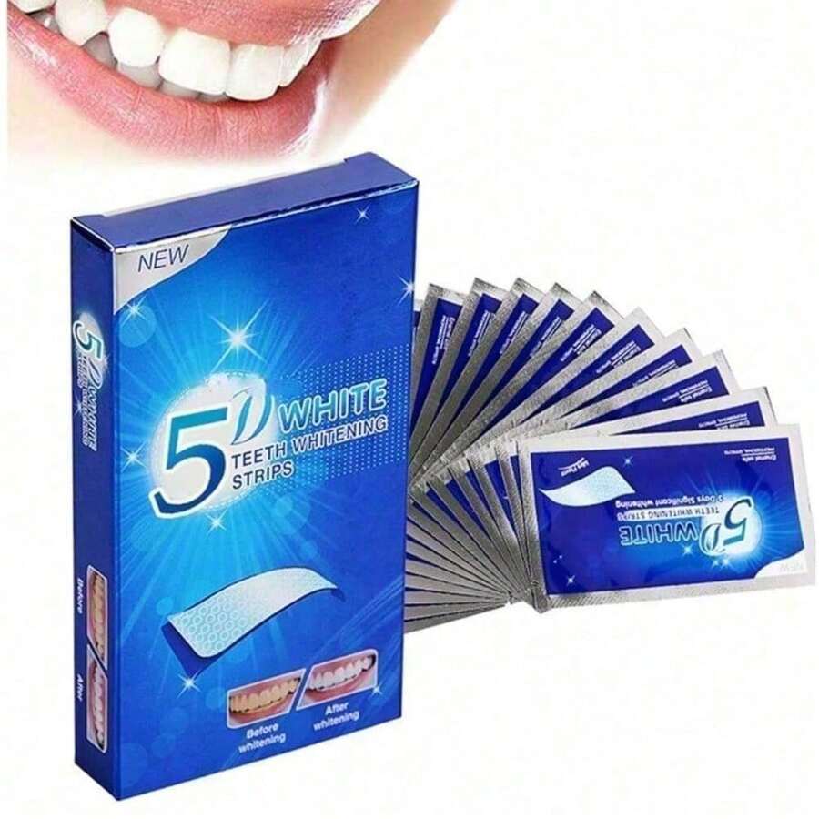 5D Professional Teeth Whitening Strips, - Whitening Strips For ...