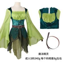 cos Halloween Magic Elf Fairy Princess Dress Mago di Oz Cosplay Costume ...