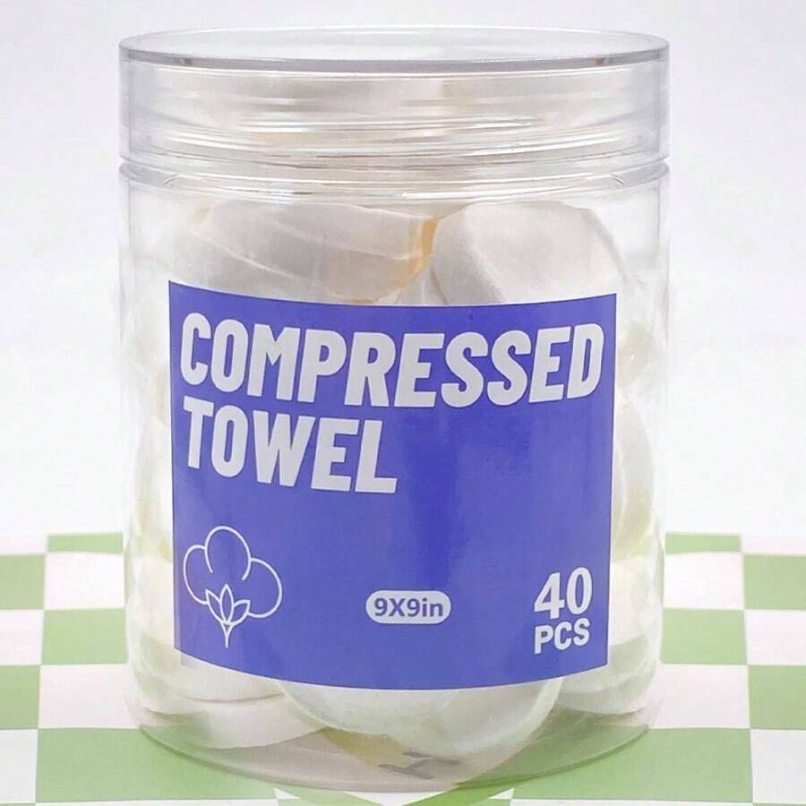 40PCS Compressed Towels, Compressed Towel, Disposable Face Compressed ...