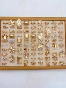 15pcs Geometric Irregular Textured Liquid Shape Heart Waterdrop Cross ...