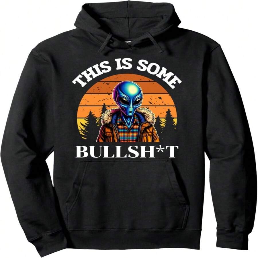 Esta es una cierta pullover con capucha de ciencia alienígena con ...