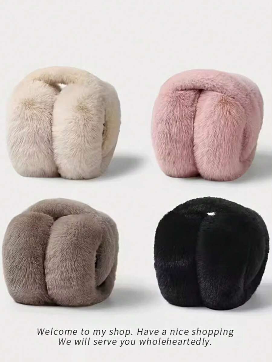 2PCS/1PC Winter Warm Earmuffs Cute Student Ear Cover Winter Ear ...