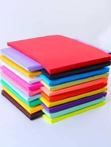 10 Sheets, Assorted Colors, All One Size Fits All.Solid-Color Craft ...