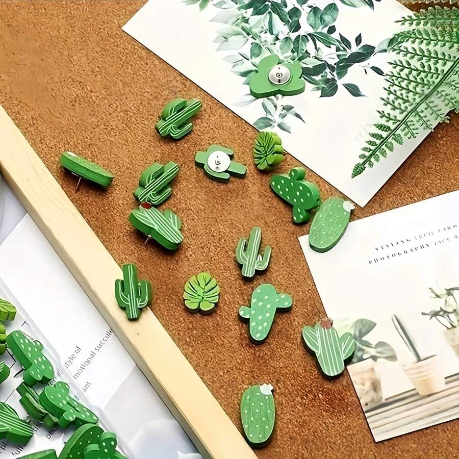 Plant Decorative Pushpins, Cork Board Tacks, Push Pin Thumb Tacks, Push ...