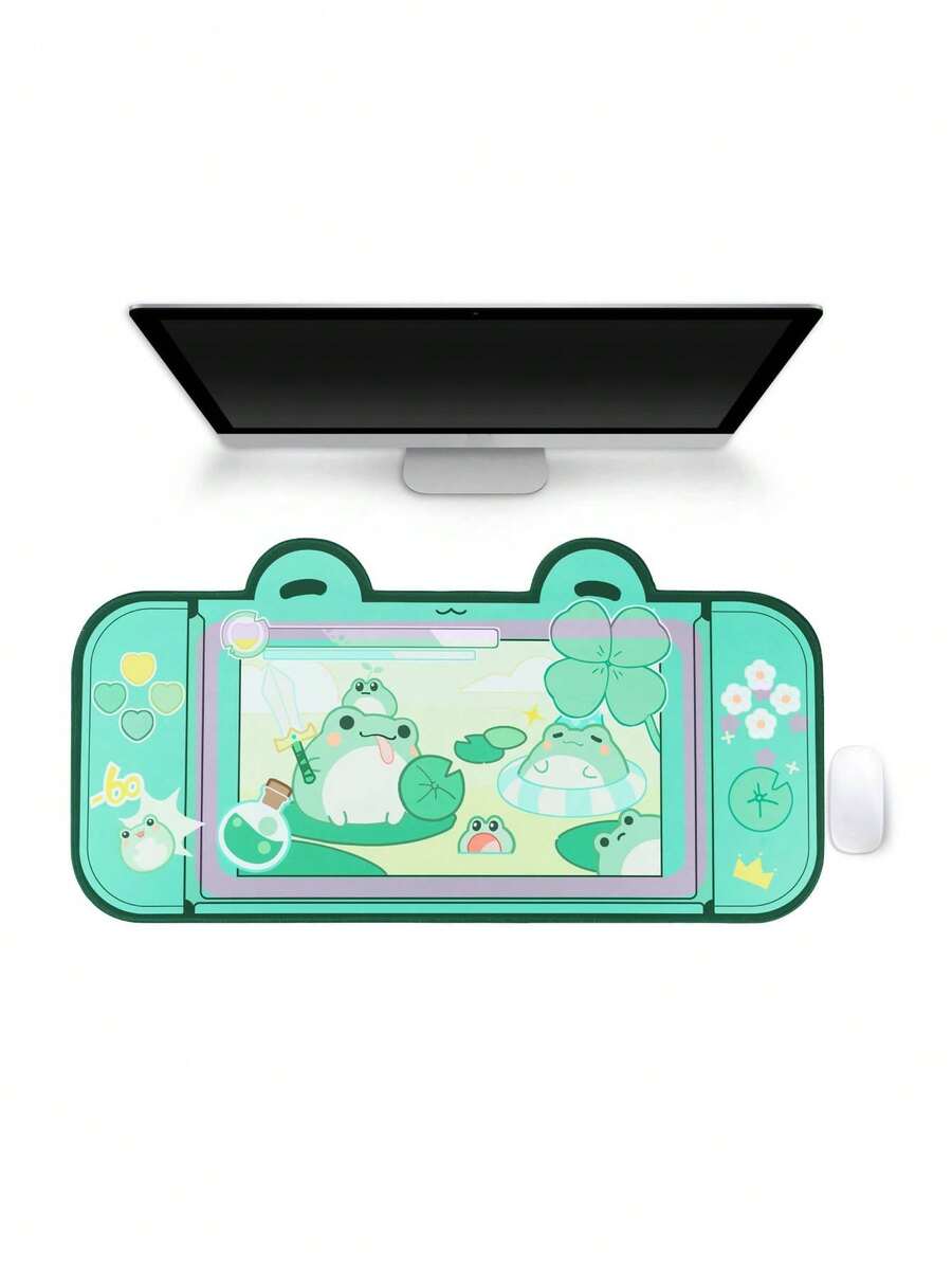 GeekShare Cute Frog Game Pattern Large Mouse Pad, Suitable For Office ...