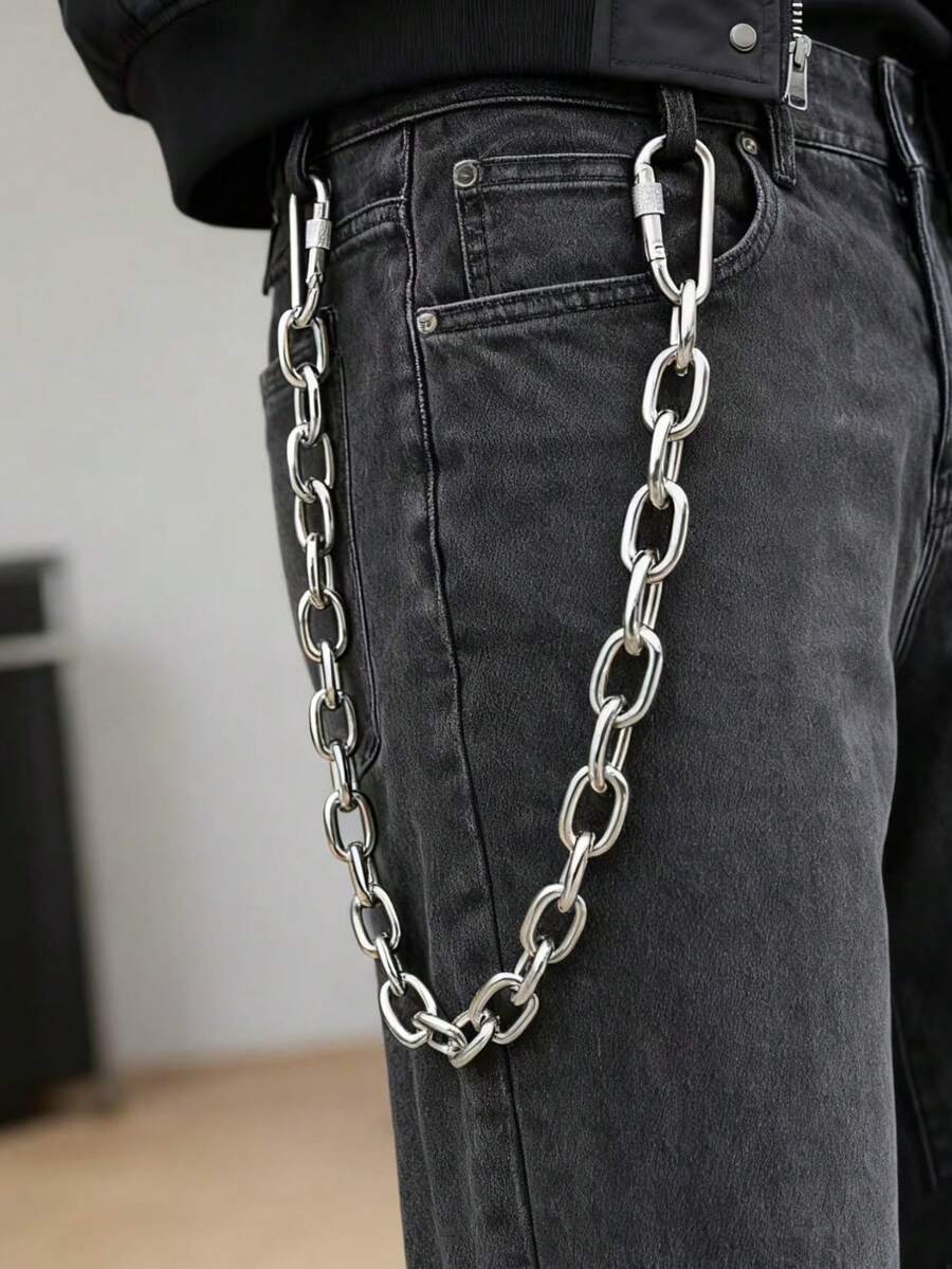 1pc Minimalist Casual Personalized Hip Hop Thick Chain Waist Chain ...