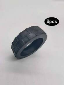 8PCS Luggage Wheels Protector Cover Silicone Trolley Case Silent Caster ...