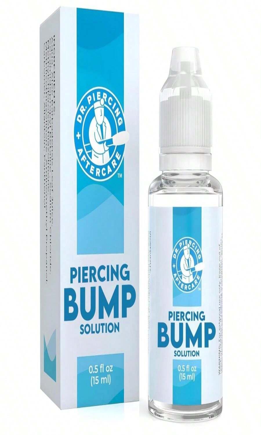 Dr. Piercing Aftercare Keloid Drops – Non-Greasy Saline Solution For Keloid Bump Removal For ...