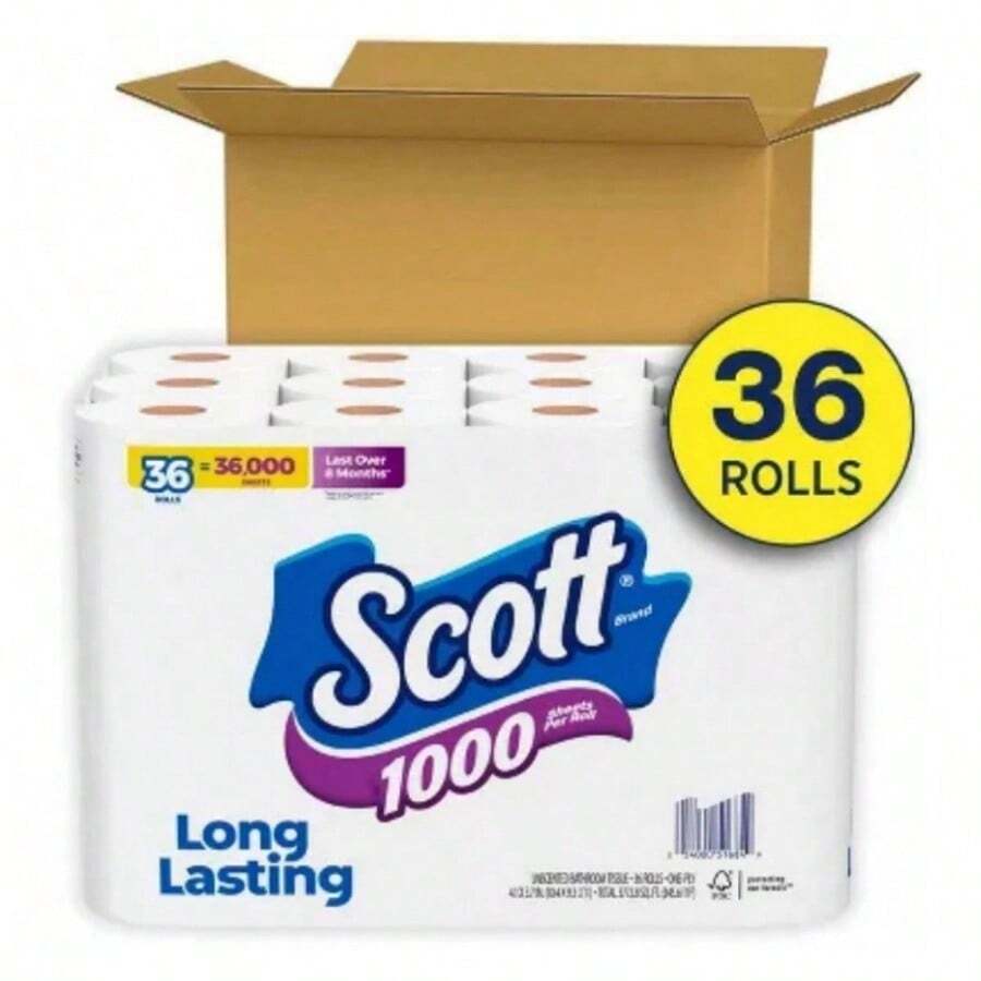 Scott 1000 Toilet Paper, 1 Roll, 1,000 Sheets Per Roll | SHEIN USA