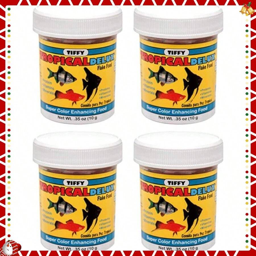 Premium Tropical Fish Flake Food With Enhanced Protein Vitamins And ...
