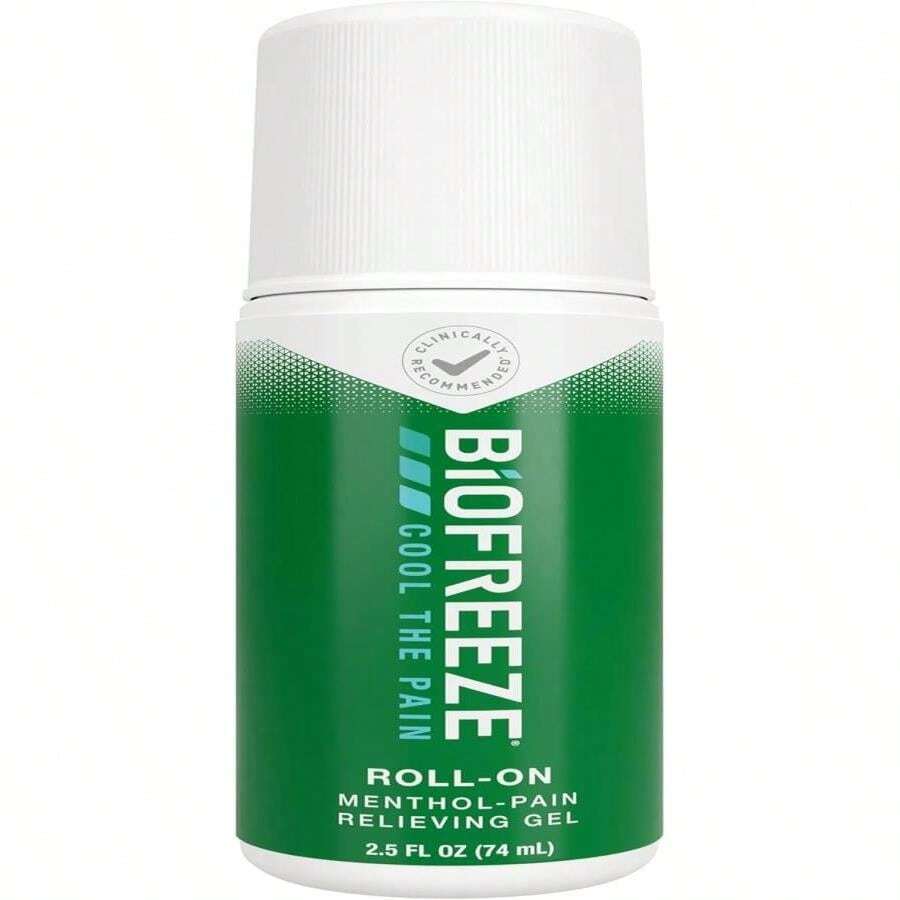 Biofreeze Roll On Pain Relief, Knee & Lower Back Relief, Arthritis Pain Reliever, Sore Muscle ...