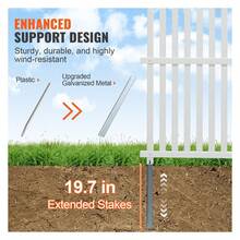 Vinyl Privacy Fence Panels, 4x48 Outdoor Privacy Screen - AC Unit Cover ...