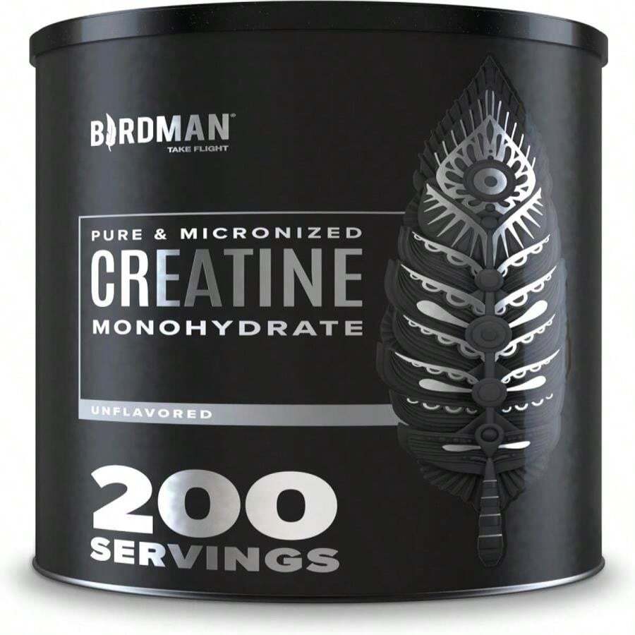 BIRDMAN Micronized Creatine Monohydrate Powder, Muscle Recovery ...