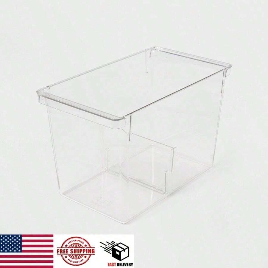Deep Fridge & Freezer Bin Clear - Brightroom | SHEIN USA