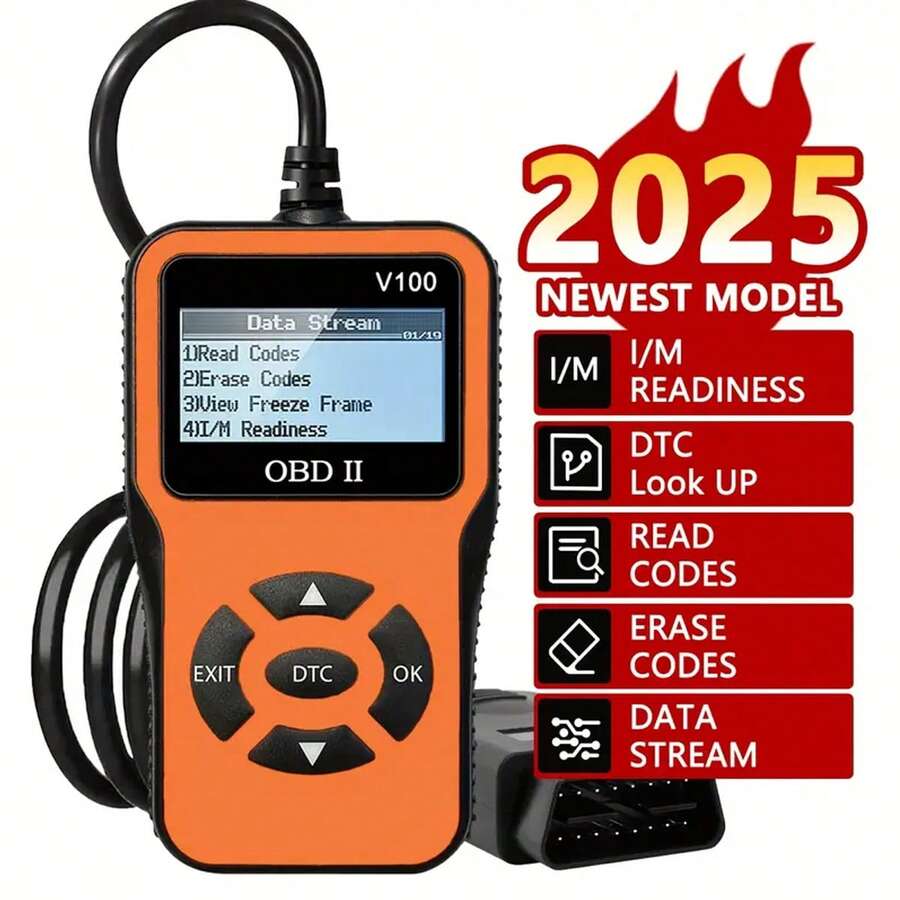 Escáner de diagnóstico automotriz OBD2 Lector de códigos de falla del motor Herramienta de ...
