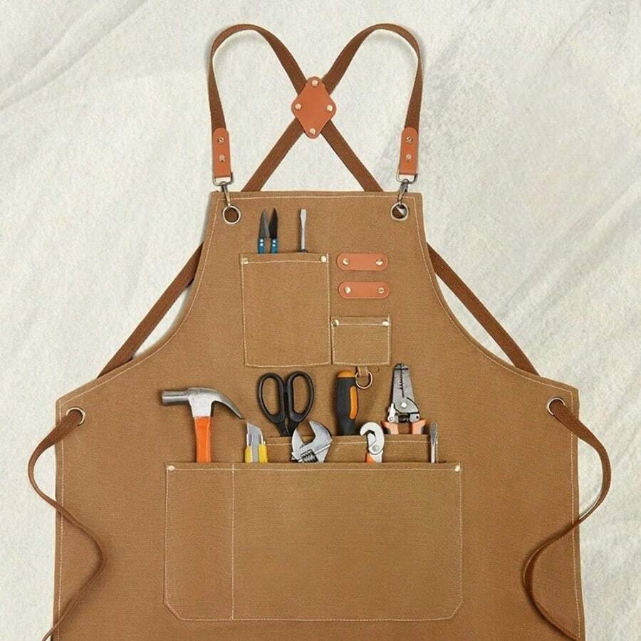 1pc Apron, Versatile Tooling Apron, Waterproof And Oil-Proof Apron With ...
