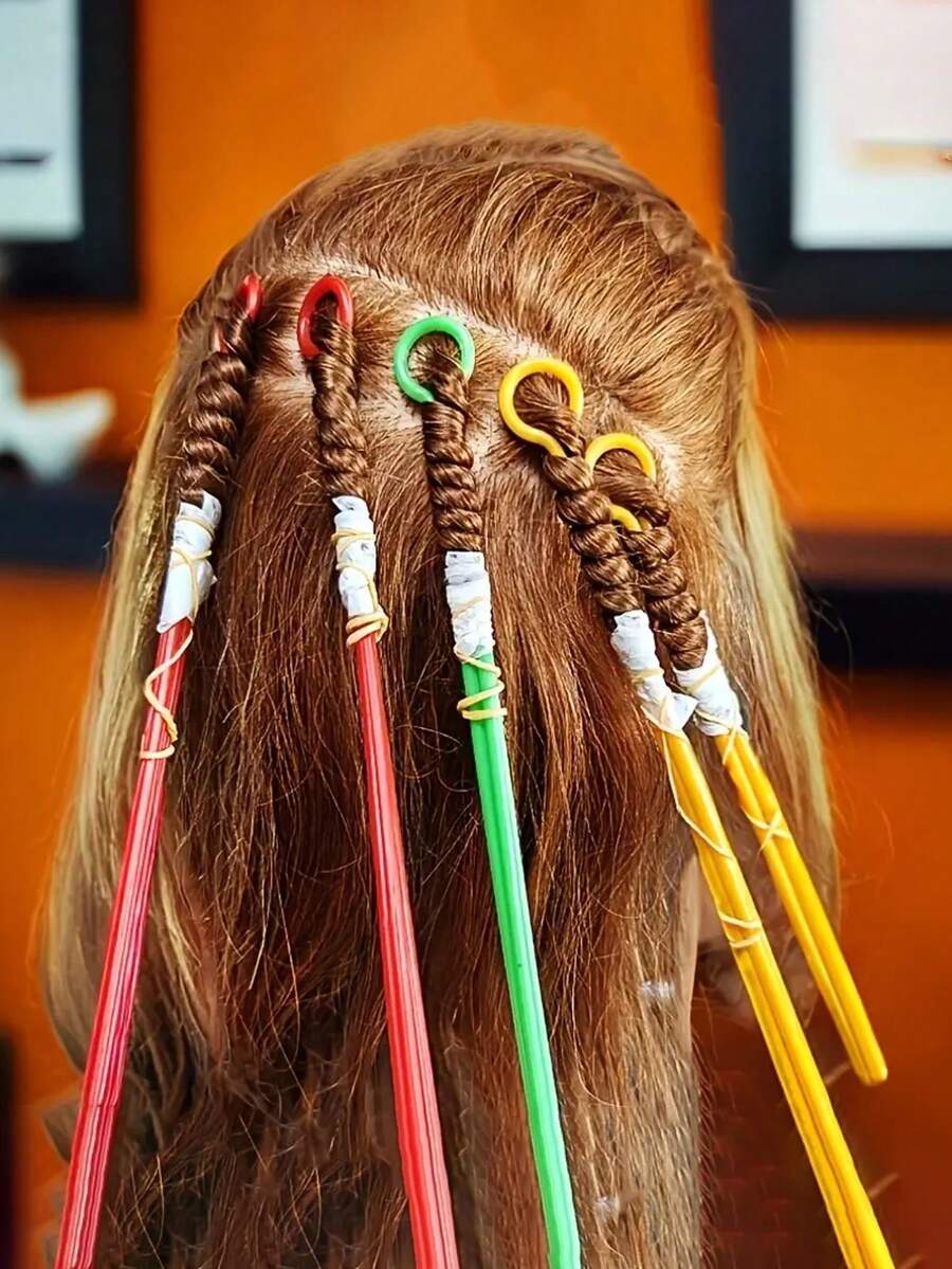 1Pack( About 35pcs )Perm Bar, Spiral Perm Creative Perm Long Hair Cold ...