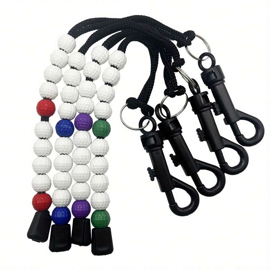 1pc Random Color Golf Score Counter With Clip - Golf Ball Chain, Quick ...