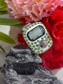 1pc-6pcs Rhinestone Colorful Electronic Finger Counter Ring, Portable ...