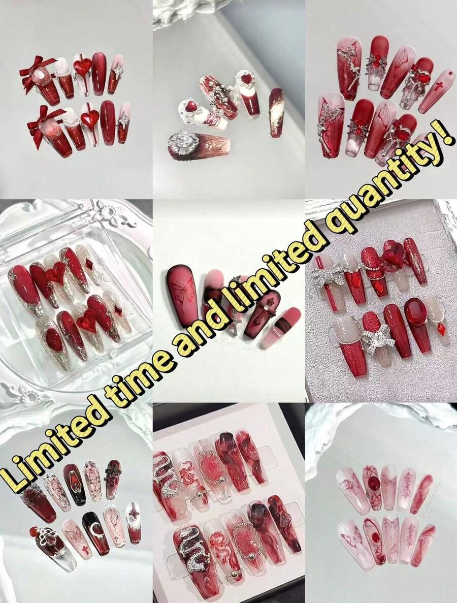 Wearable Nails: Random Shapes, Diverse Styles & Colors, Random Dispatch ...