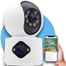 2.4Ghz 4MP HD Wi-Fi IP Camera 360° Night Vision Two-Way Audio Motion ...