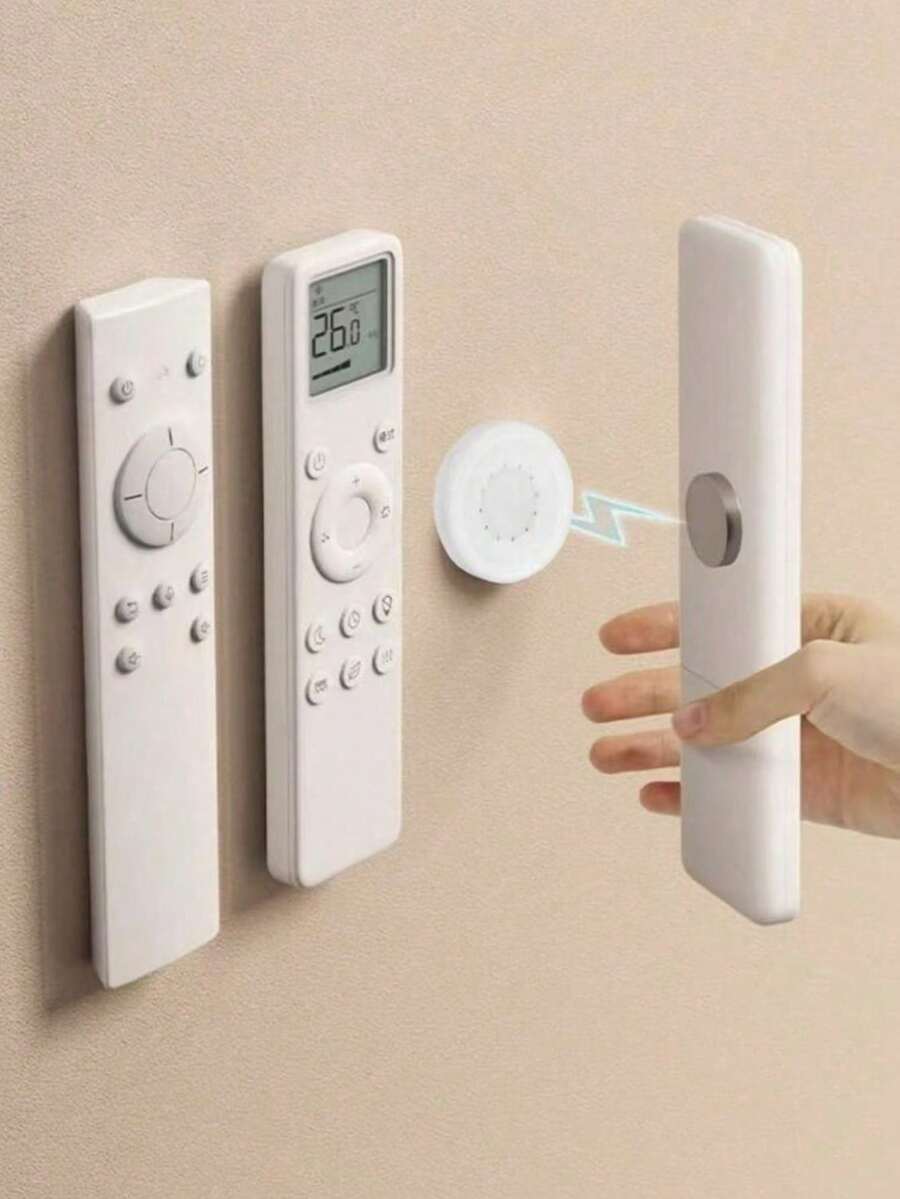 5pcs/10pcs Magnetic Invisible Wall Mount Remote Control Holder ...