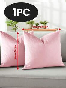 1/2/4pcs Solid Color Dutch Velvet Pillowcase, Soft Accent Cushion Case ...