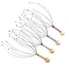 2PCS Octopus Head Scalp Relaxation Massage Pain Relief Body Massager ...