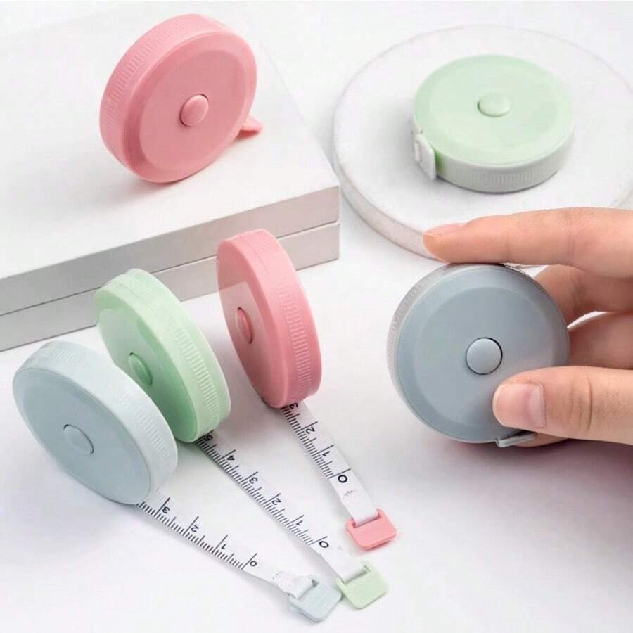 1.5-Meter Plastic Tape Measure, Rubber Ruler, Tailor's Ruler, Mini Soft ...