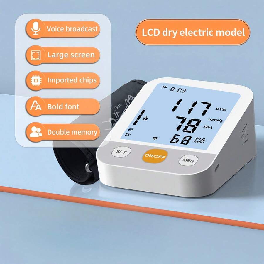 Portable Arm Blood Pressure Monitor Pressure Sensor Monitor BP ...
