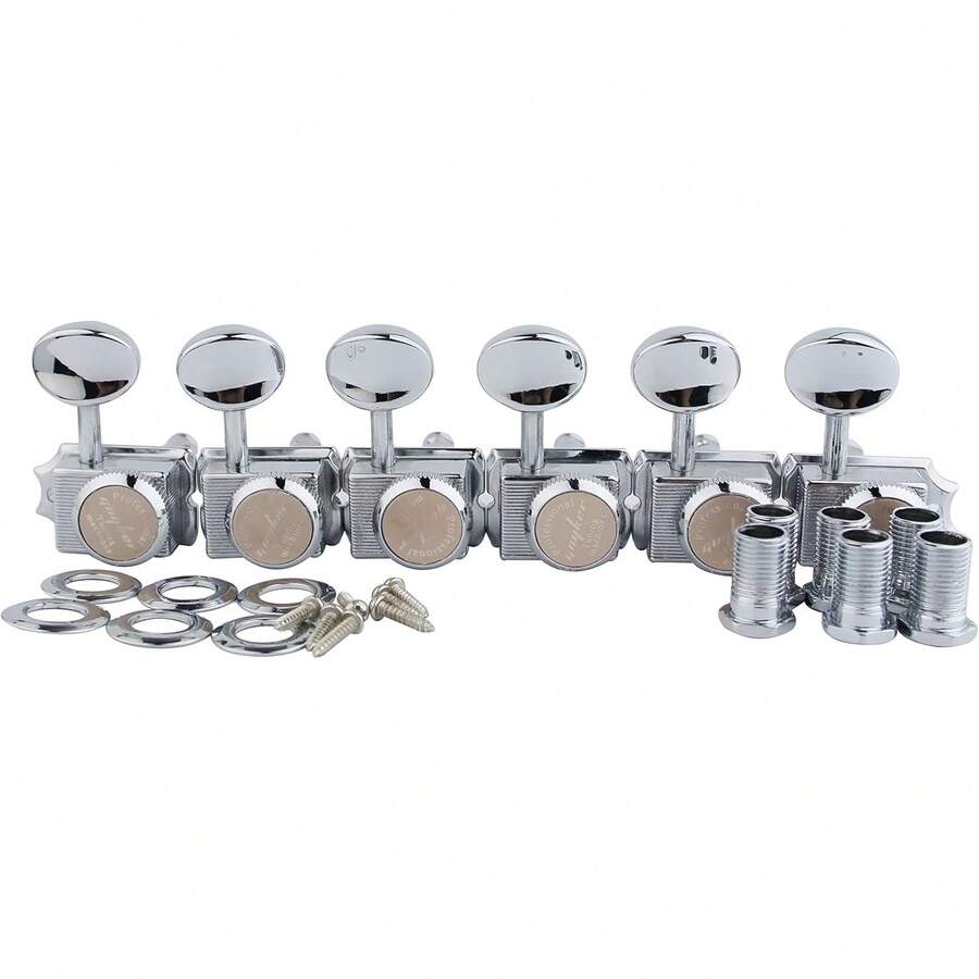 Guyker 6-In-Line Vintage Guitar Lock String Tuners – Locking Tuning Key ...